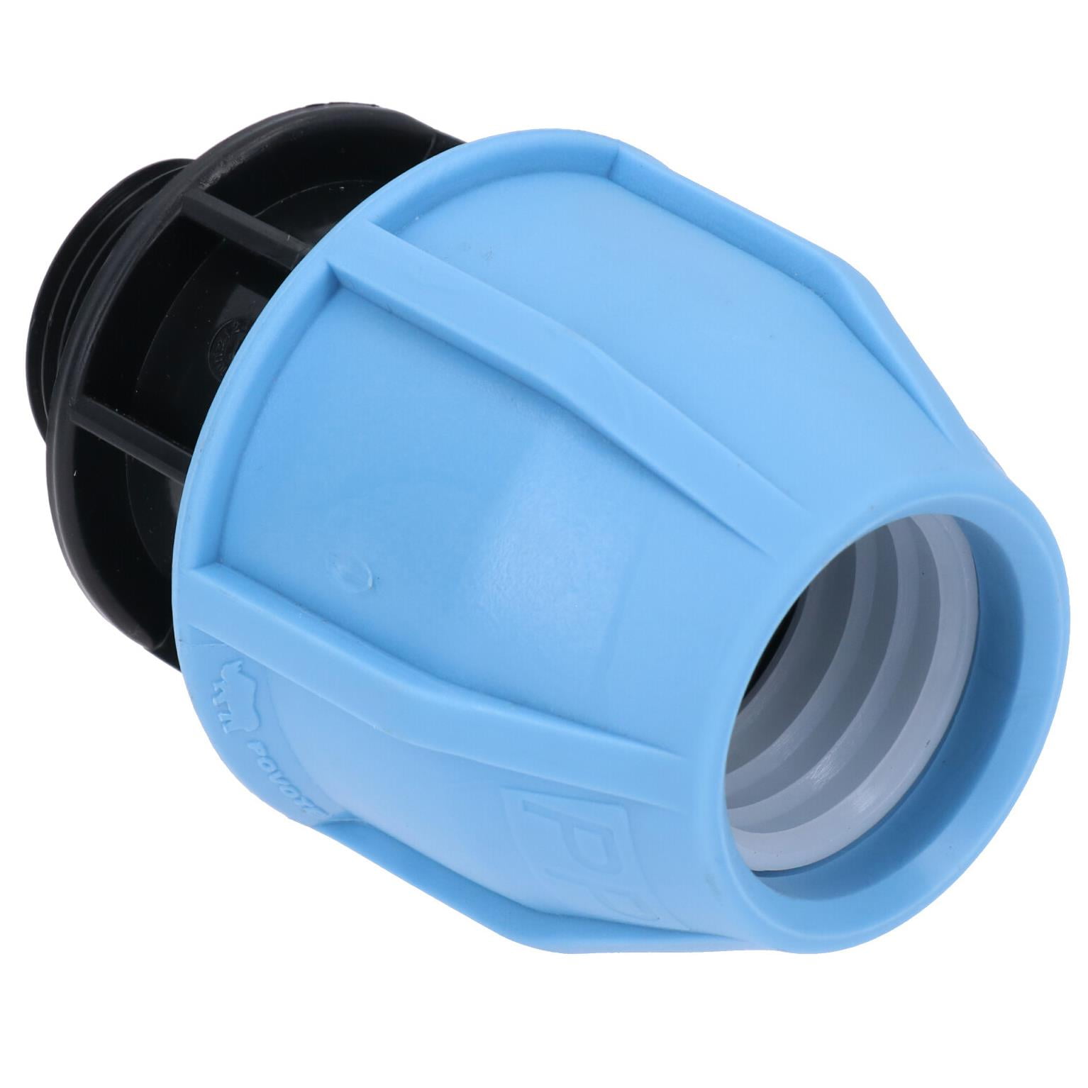 32mm x 3/4" MDPE Male Adapter Compression Coupling Fitting Water Pipe PN16 - Walmart.com