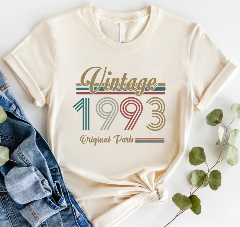 32nd Birthday Shirt, Vintage 1993 Shirt, 32nd Birthday Gift For Women ...