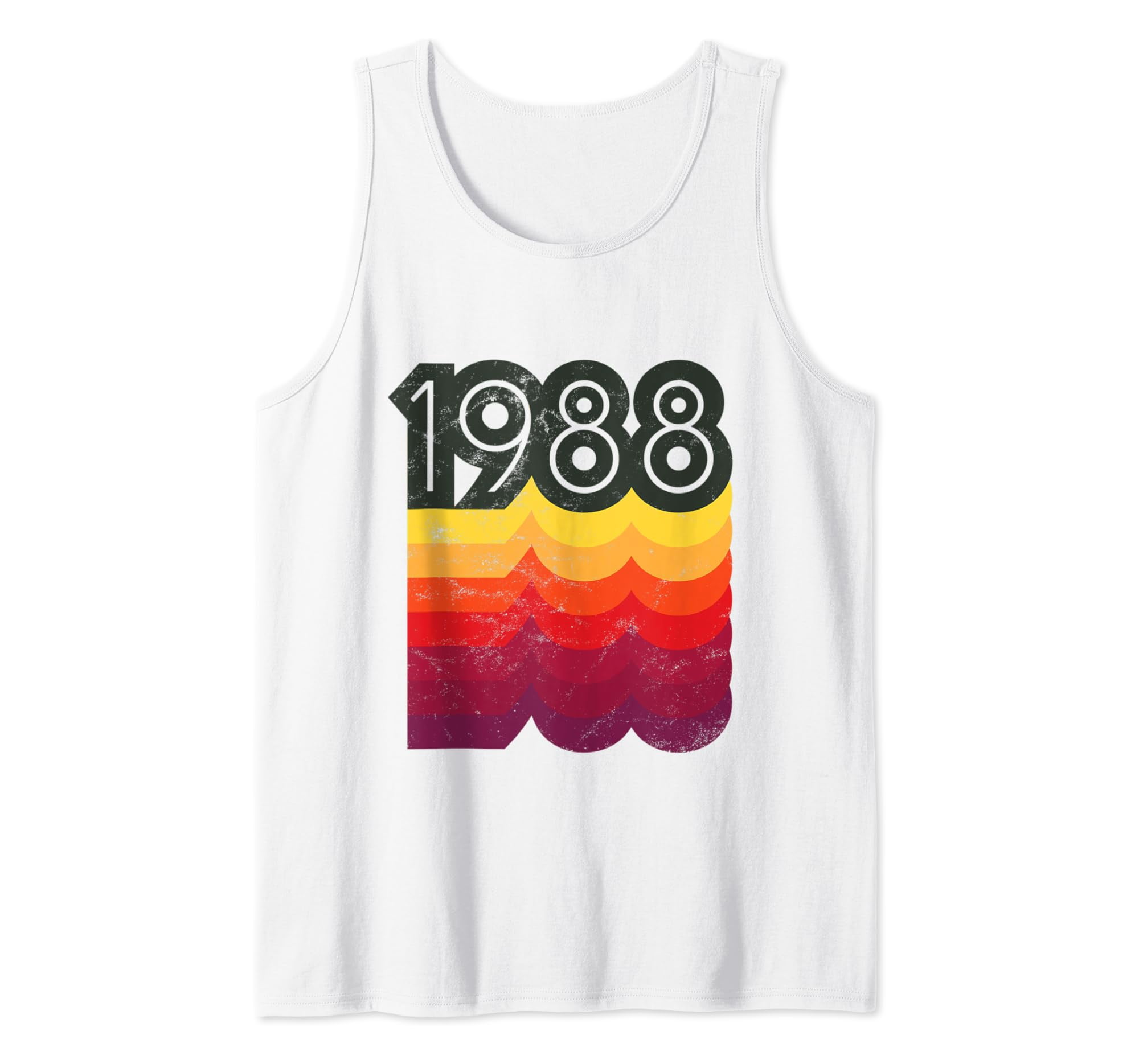 32nd Birthday Vintage Retro 80s Style 1988 Tank Top - Walmart.com