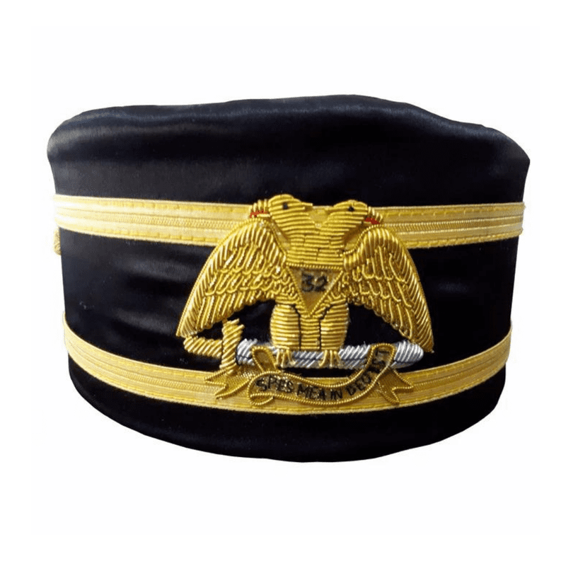 32nd Degree Scottish Rite Crown Cap - Bullion Hand Embroidery - Walmart.com