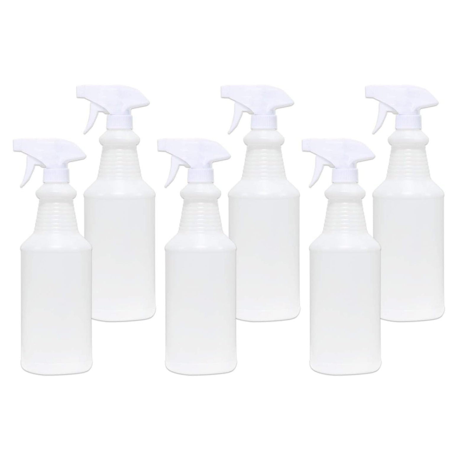 32oz Clear Plastic Spray Bottles Heavy-Duty Multipurpose Use for Home ...