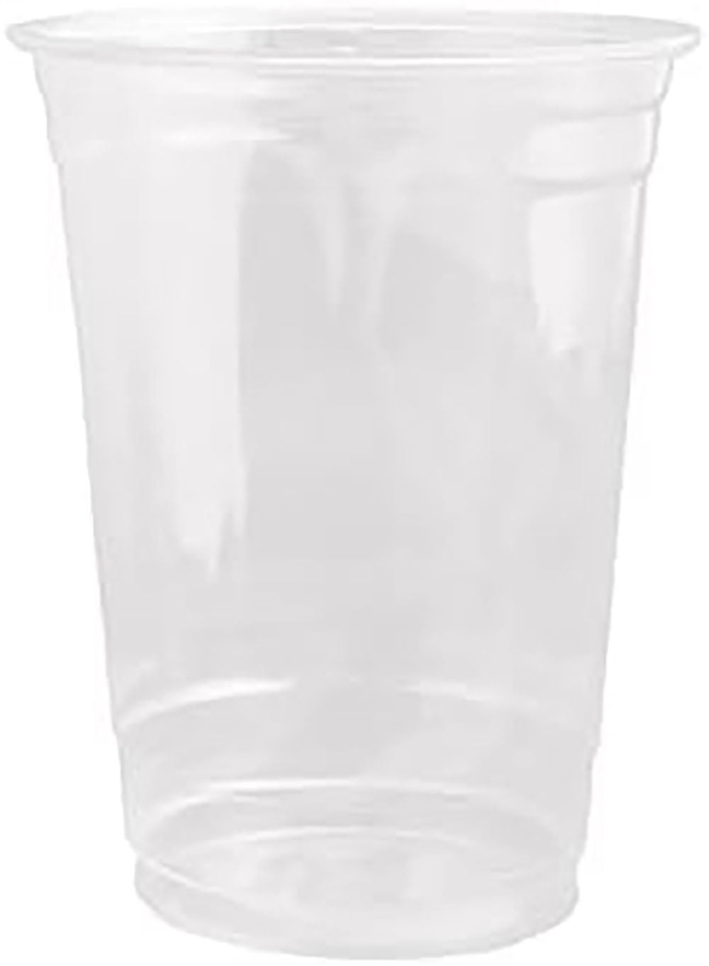 32oz Crystal Clear PET Plastic Cups, Disposable Cold Cups (Case of 500 ...
