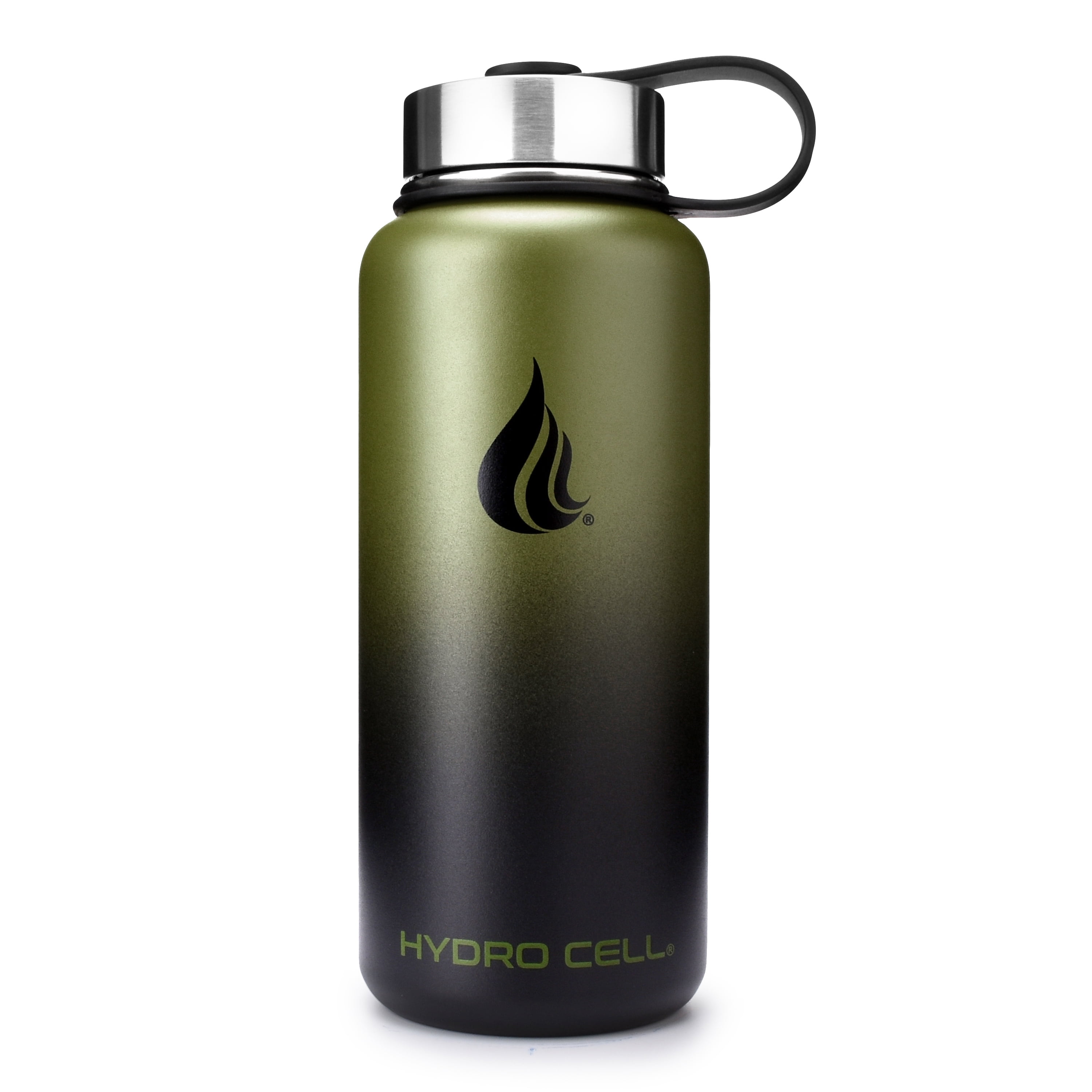 32oz (Fluid Ounces) Wide Mouth Hydro Cell Stainless Steel Water Bottle ...