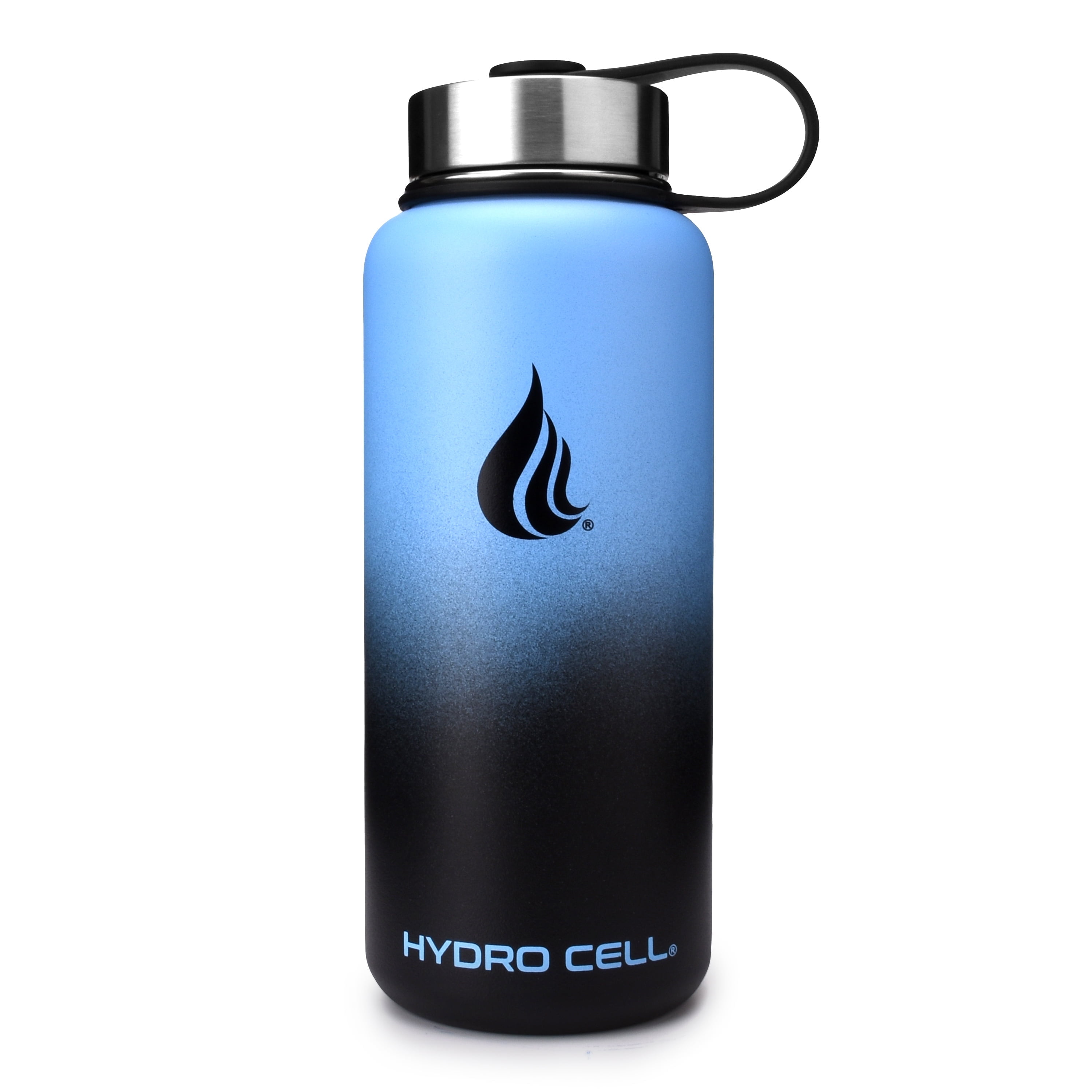 32oz (Fluid Ounces) Wide Mouth Hydro Cell Stainless Steel Water Bottle ...