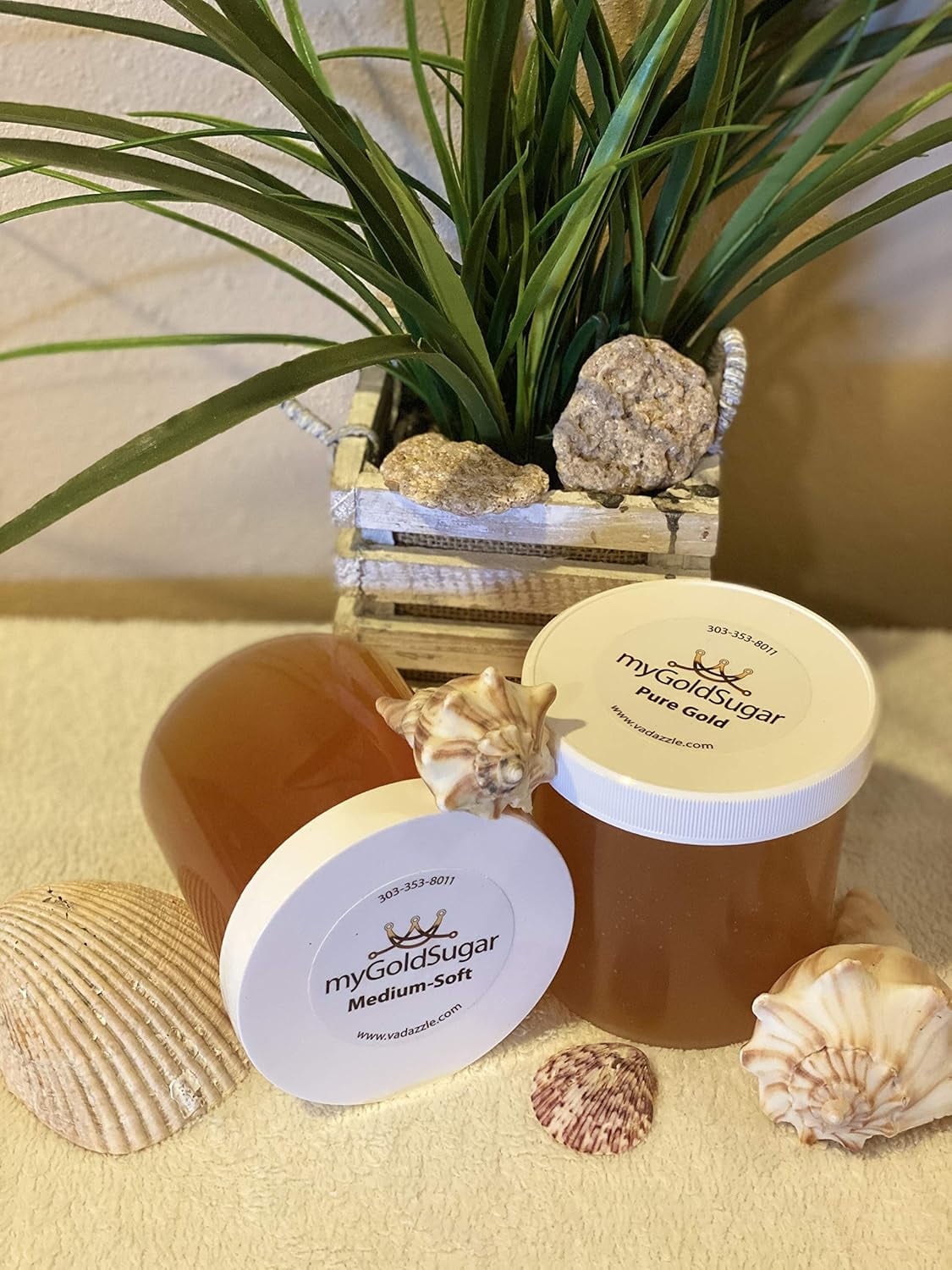 32oz My Gold Sugar - Sugaring for (Medium-Soft) - Walmart.com