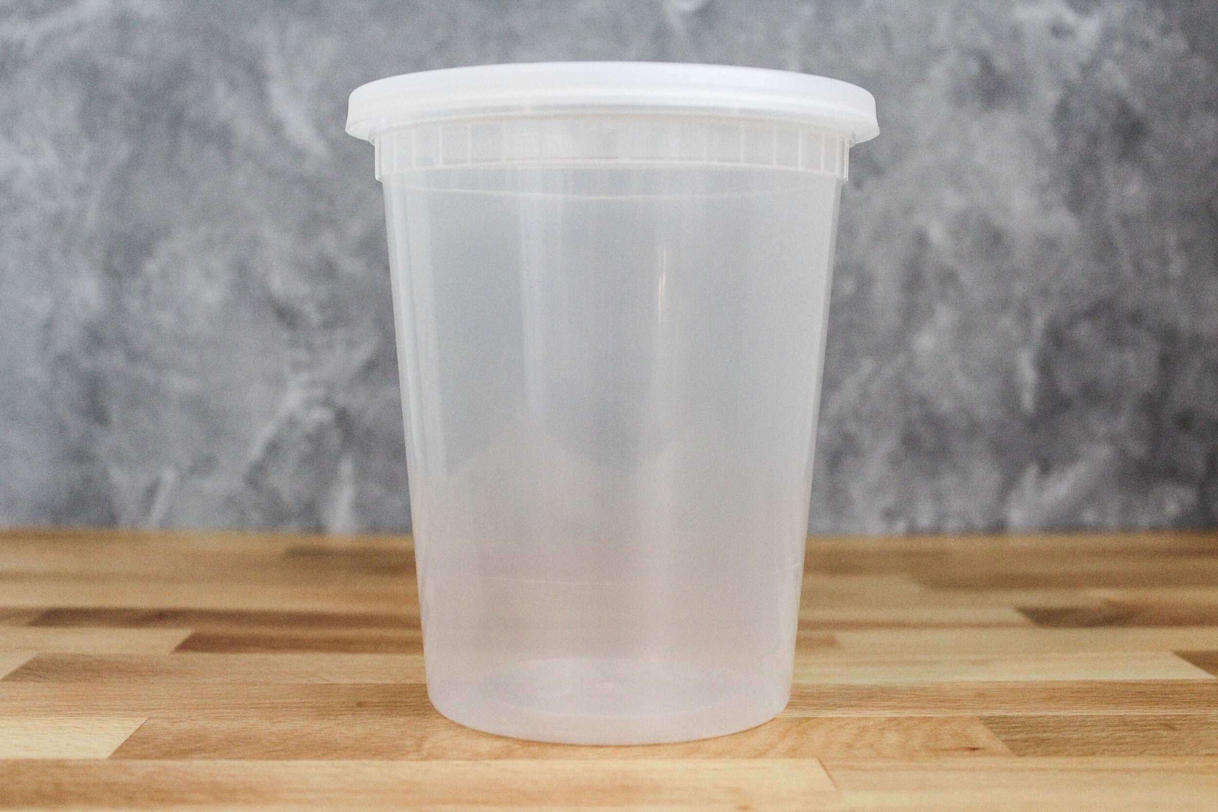 25 sets 32oz plastic soup/Food container with lids - Walmart.com