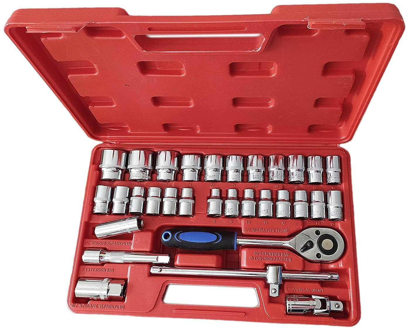 32pc,1-2inch Combinational Ratchet Socket, Wrench Spanner Set | Spanner ...