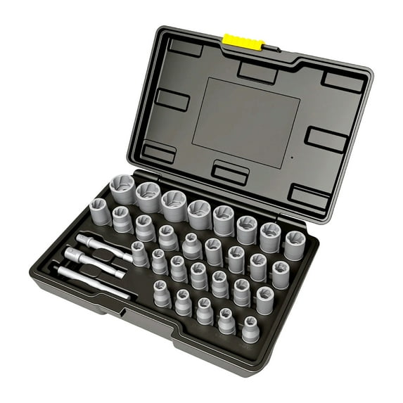 32pc Bolt Removers Tool Set With Generic 1/4 3/8Inch Drives ...