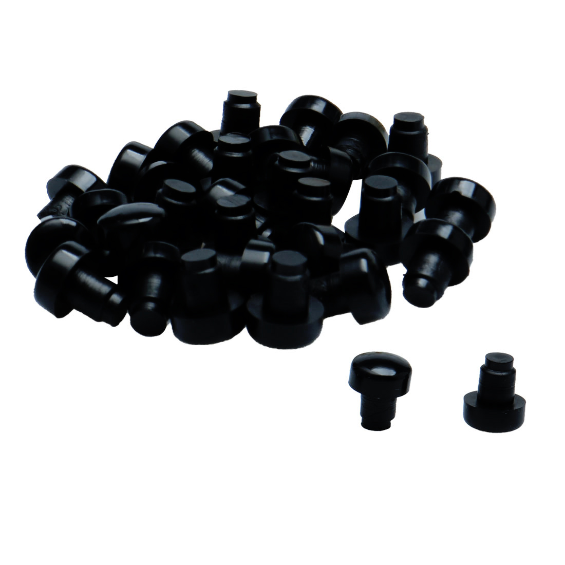 32pcs 6mm Black Stem Bumpers Glide, Patio Outdoor Furniture Glass Desk ...