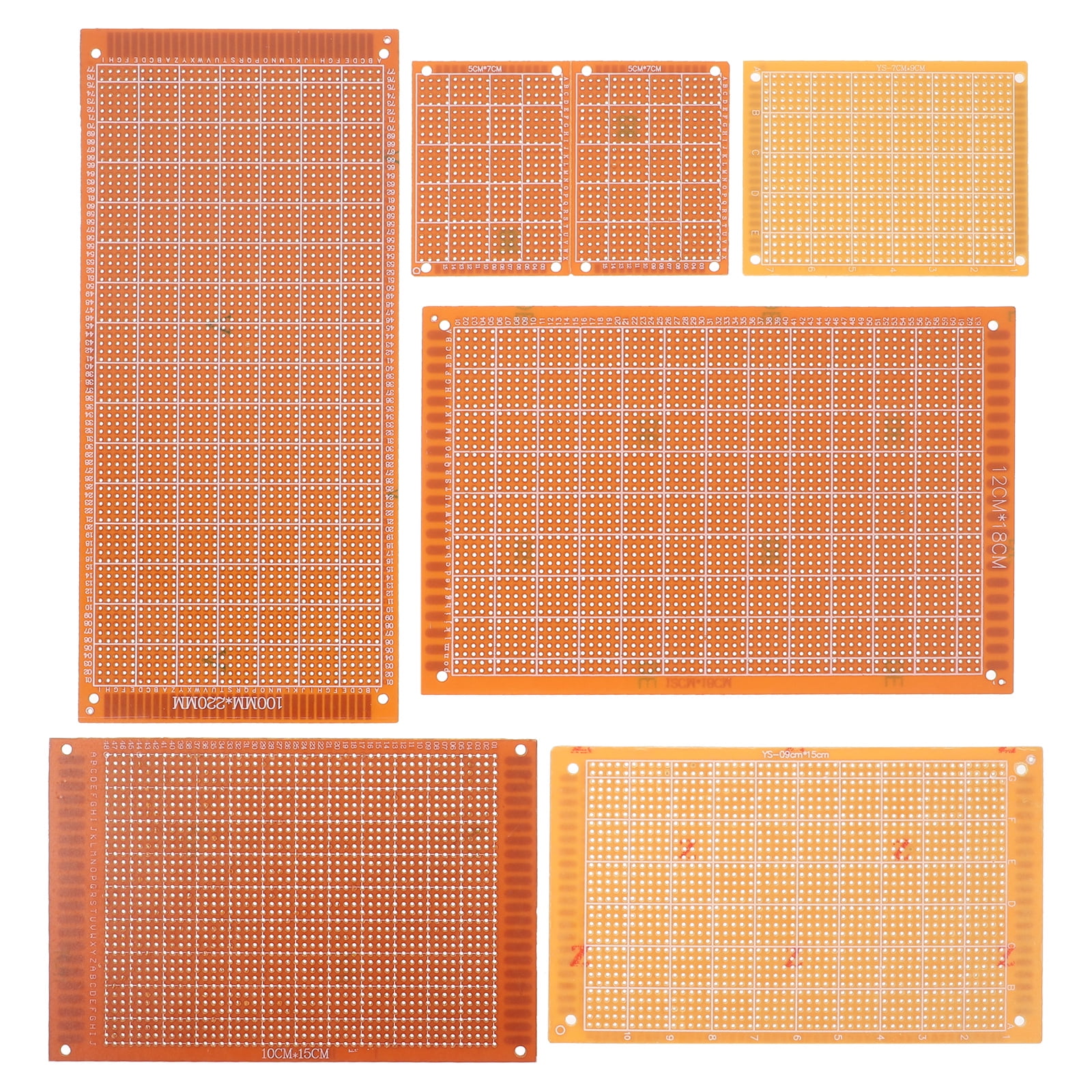 32pcs Circuit Board PCB Universal Breadboard Single Side Perforated ...