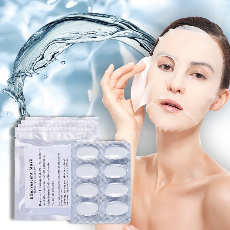 32pcs Collagen Tablet Face Mask Natural Facial Mask for DIY Fruit ...