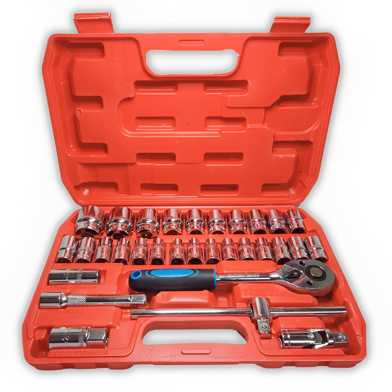 32pcs Heavy 1-2" Inch | Combinational Ratchet Socket, Wrench Spanner ...