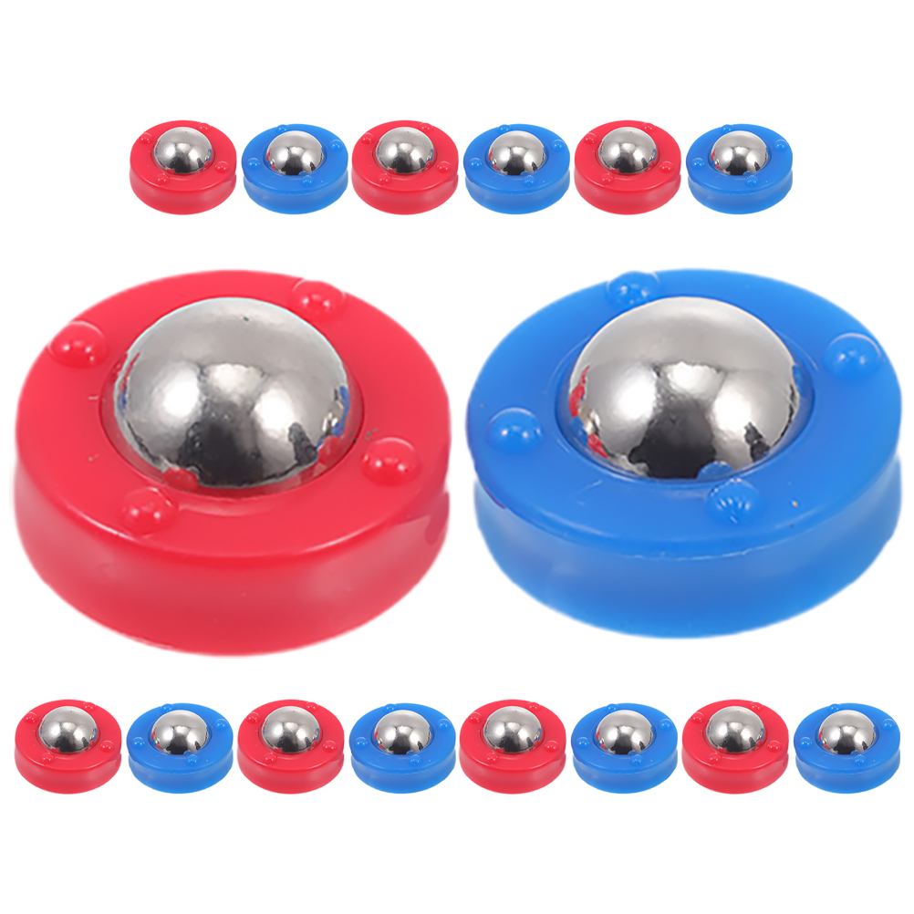 32pcs Kids Party Tabletop Sliding Pucks Table Soccer Game Rolling Beads ...