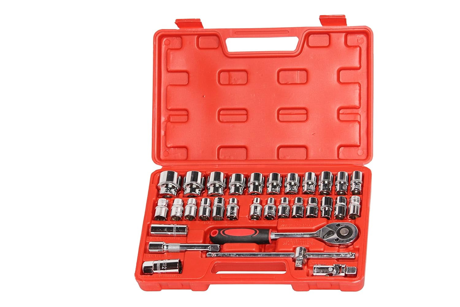32pcs Socket Set 1-2'' Inch Wrench Ratchet Screwdriver Set | Auto ...