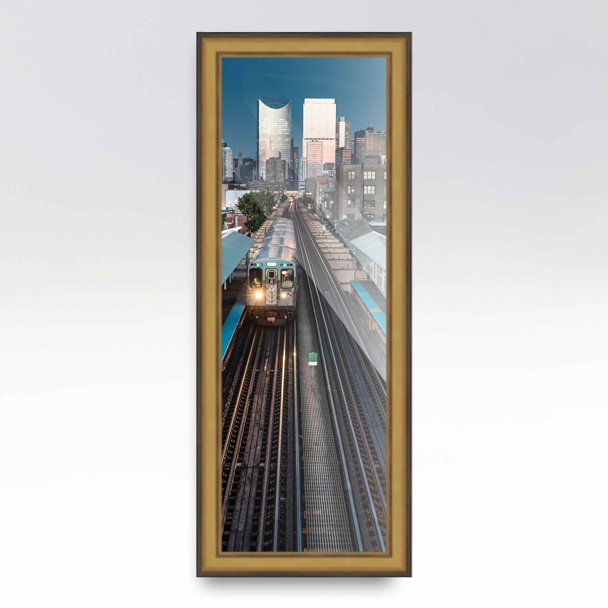 32x16 Frame Gold Real Wood Picture Frame Width 2 inches | Interior ...