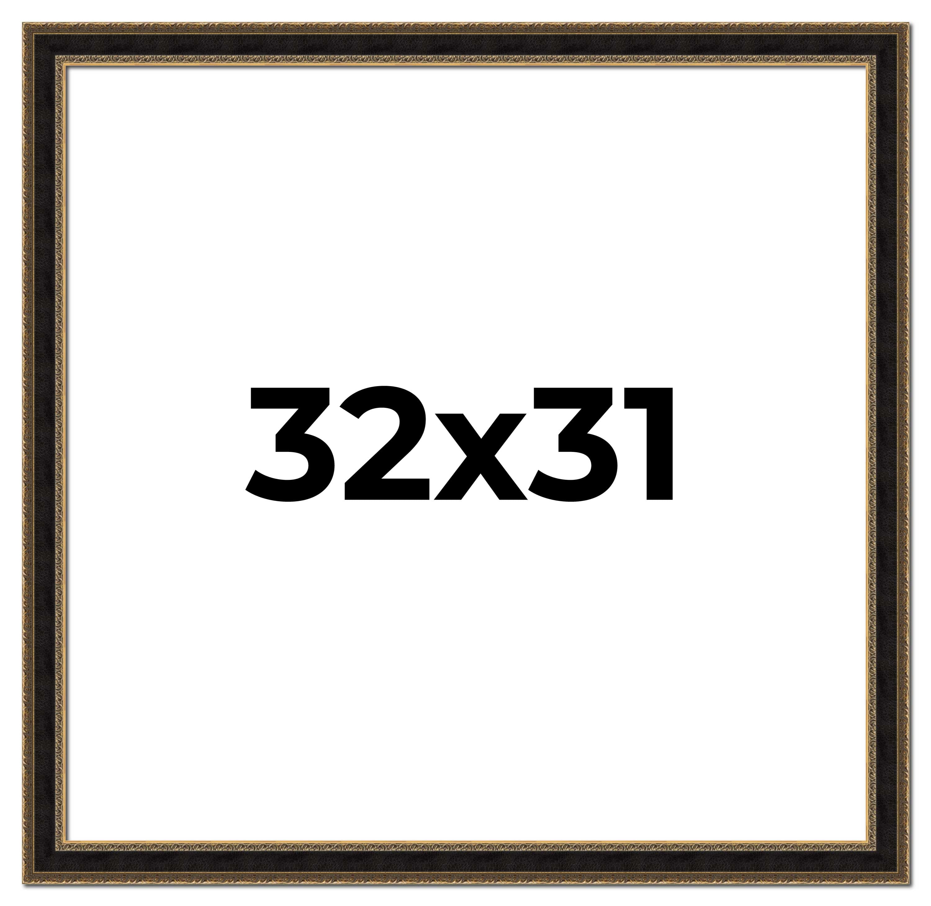 32x31 Frame Gold Antique Vintage Sold Wood Picture Frame | 1.75 Inch ...