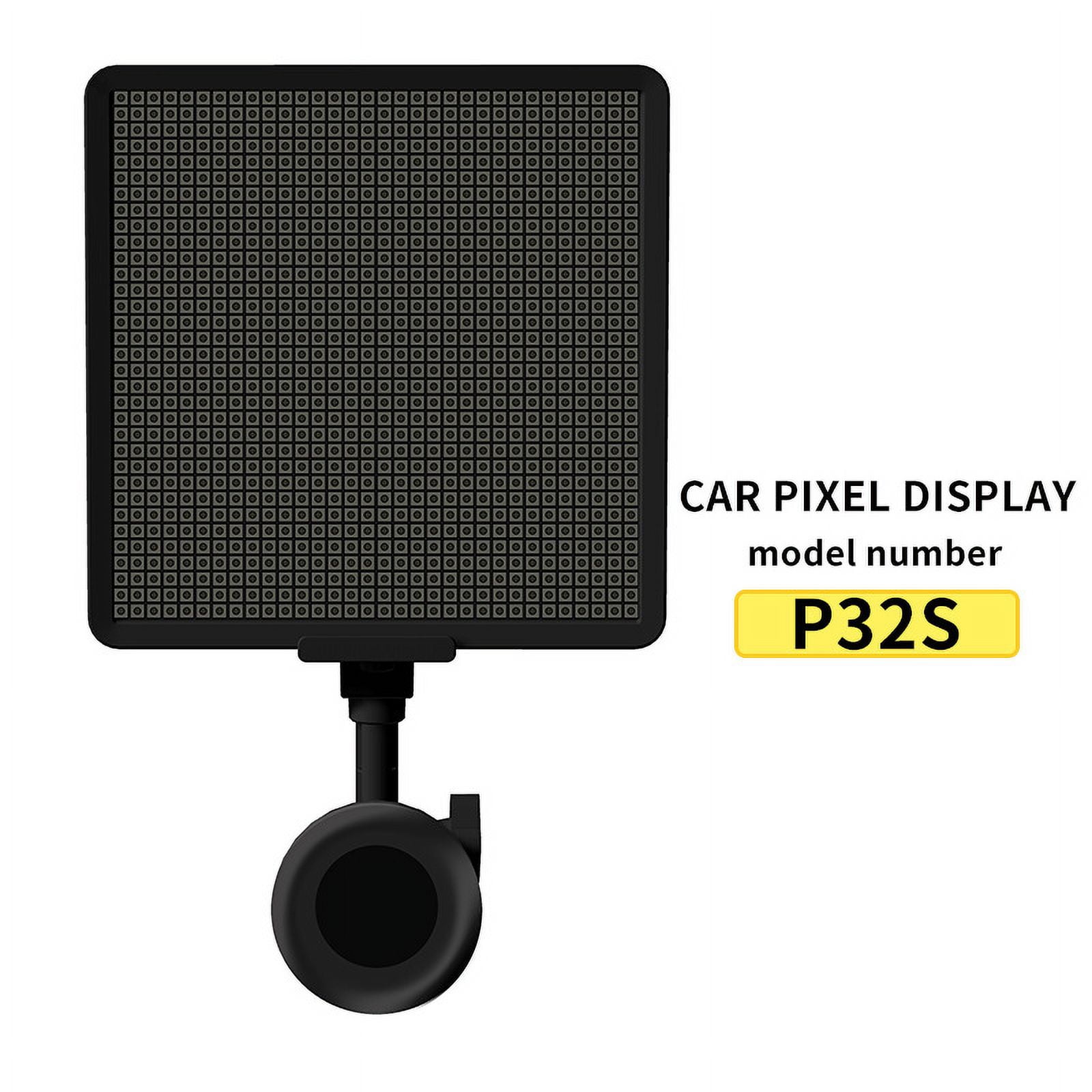 32x32 Pixel Car LED Display Screen - DIY Customizable Desktop Panel ...