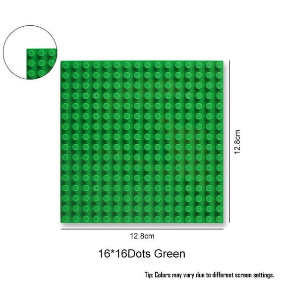 32x32x16x16 Dots Classic Base Plates MOC DIY Plastic Bricks Baseplates ...