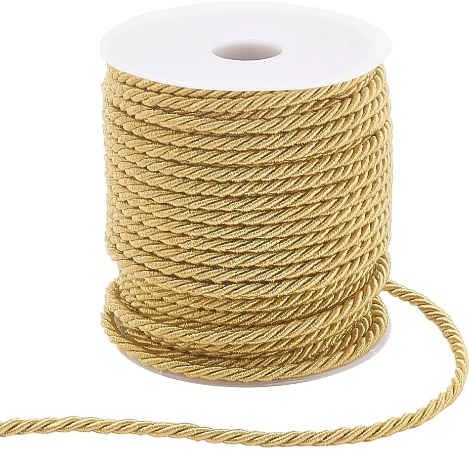 32yards 3 Cord 3mm Decorative Twine Cord Silk Rope Shiny Viscose ...