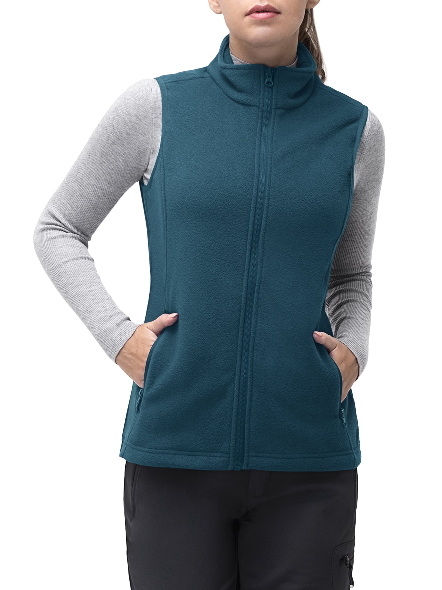 33,000ft Women's Fleece Vest, Lightweight Warm Polar Soft Vests ...