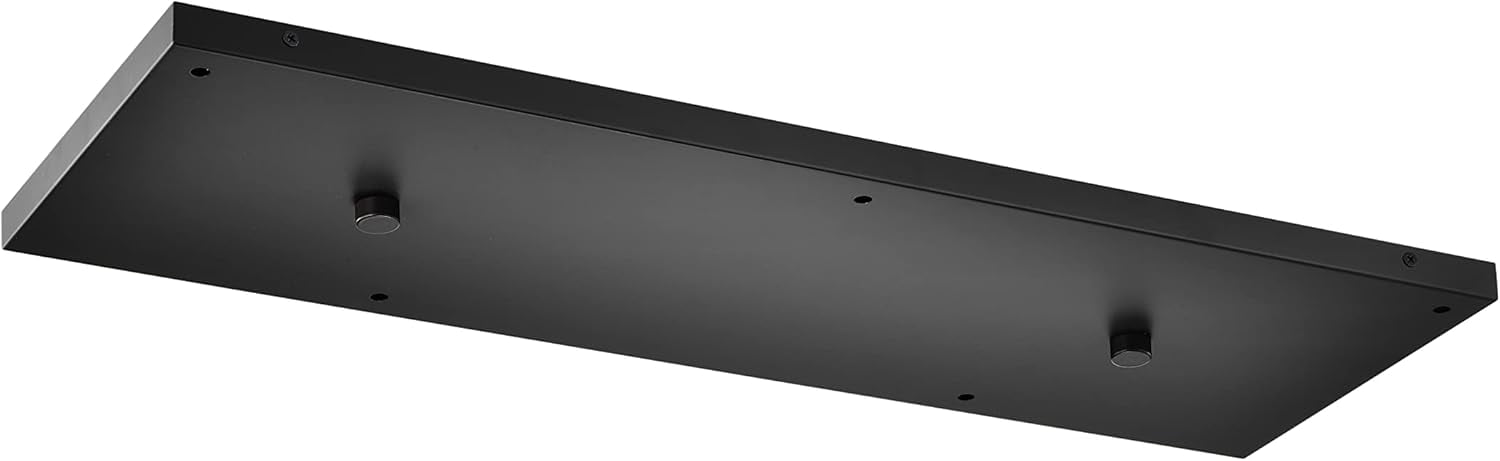 33-1/2 Inch Flush Mount Cluster Canopy: Five Pendant Light Linear ...