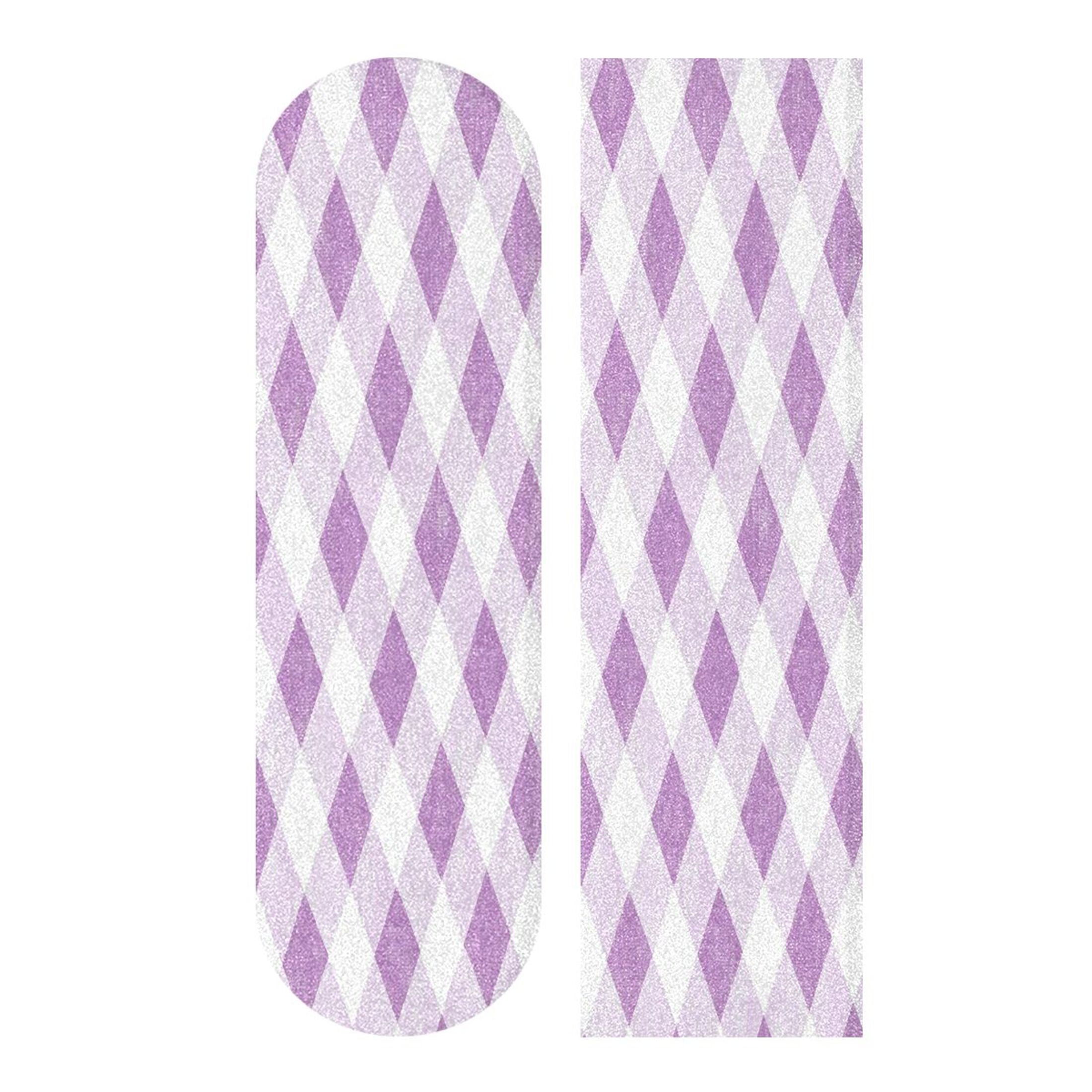 33.1" x 9.1" Skateboard Grip Tape Diamond Grit Surface, Heavy-Duty PVC Backing Non Slip Ease to ...