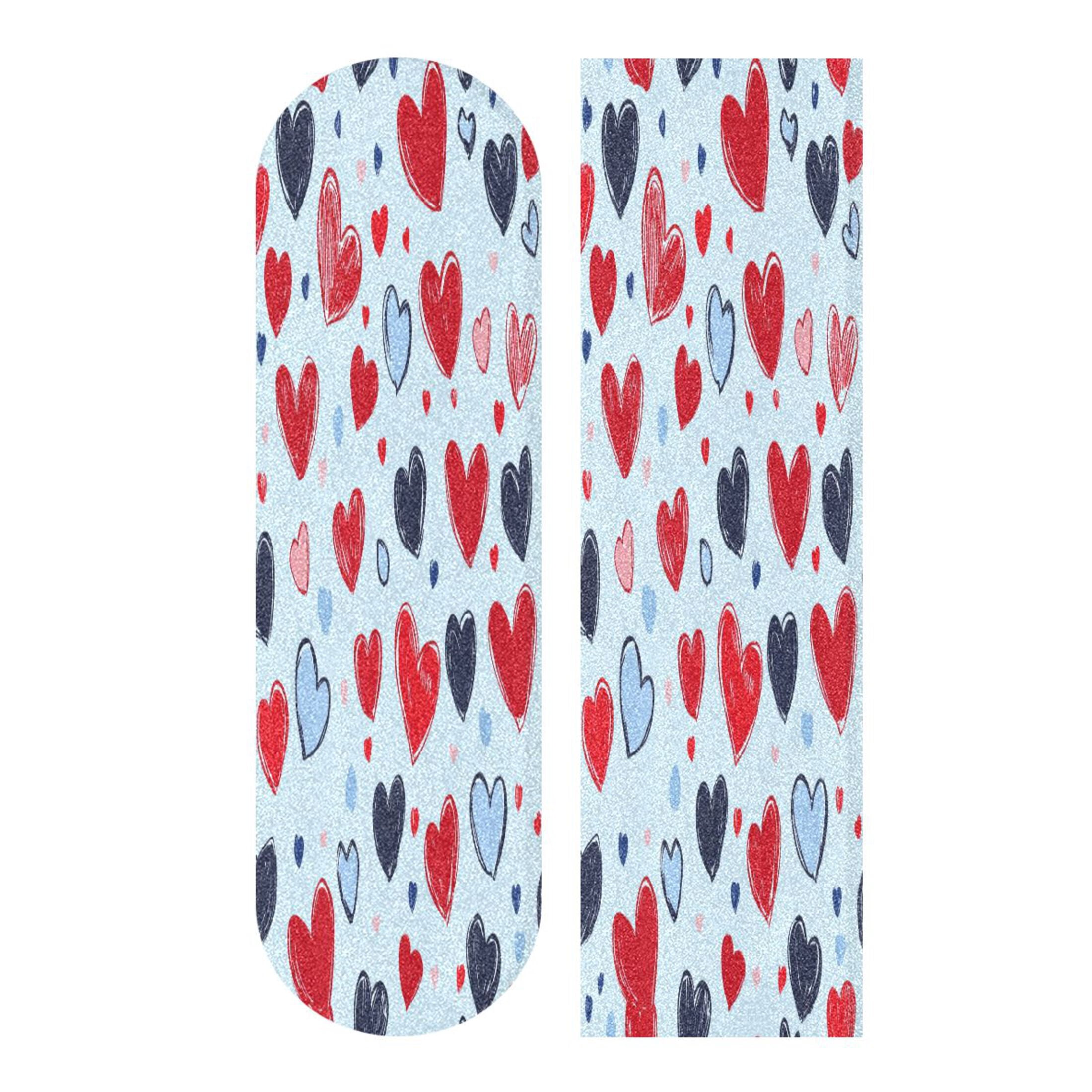 33.1"x9.1" PVC Anti-Slip Pad Skateboard Anti-Slip Pad with High-Density ...