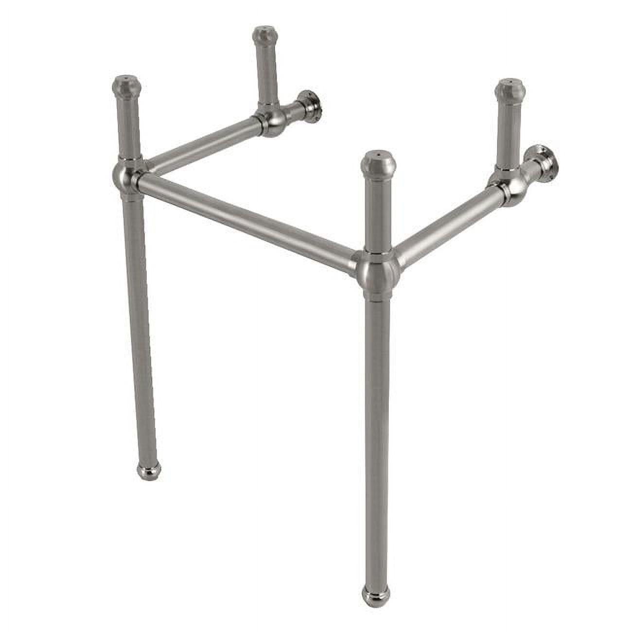33.13 in. Addington Brass Console Sink Legs, Brushed Nickel - Walmart.com