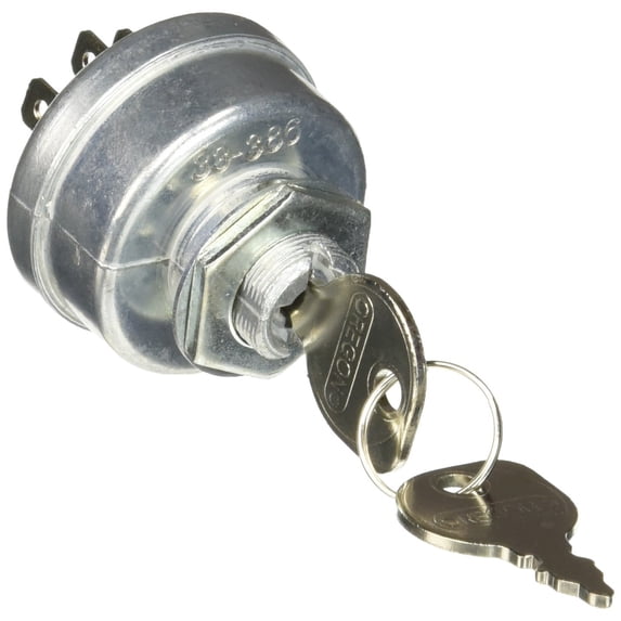 33-386 Ignition Switch, Grey/Black, Requires 5/8 mounting hole By ...