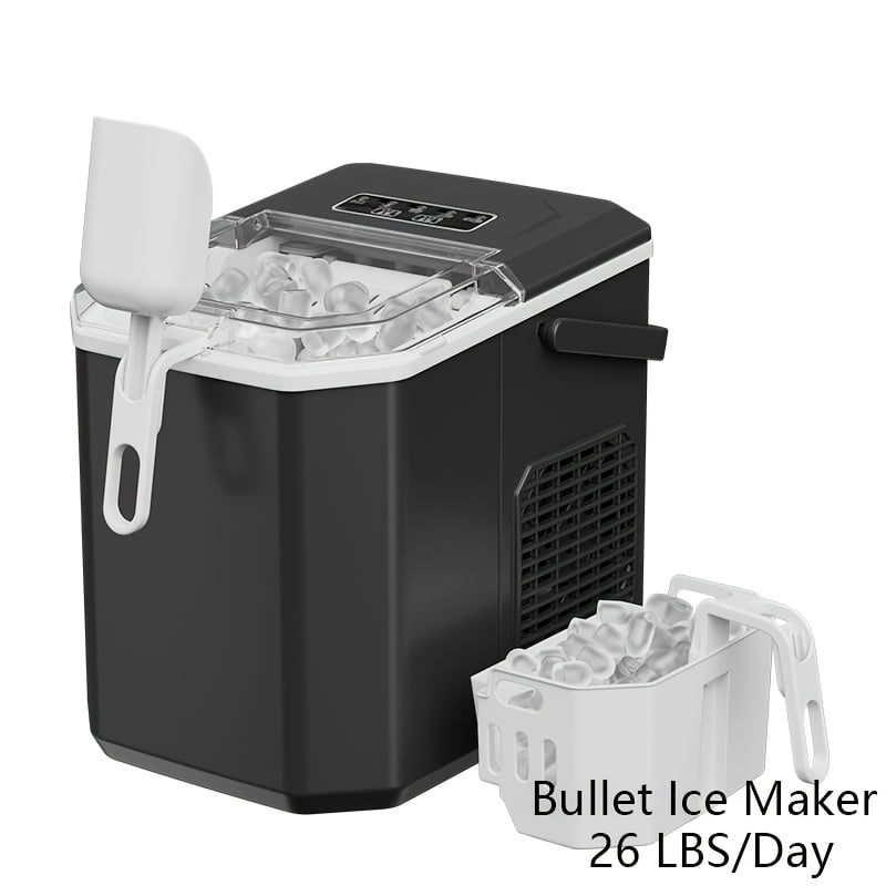 33-44LBS Golden Nugget Ice Maker + 26LBS Bullet Ice Maker Combo ...
