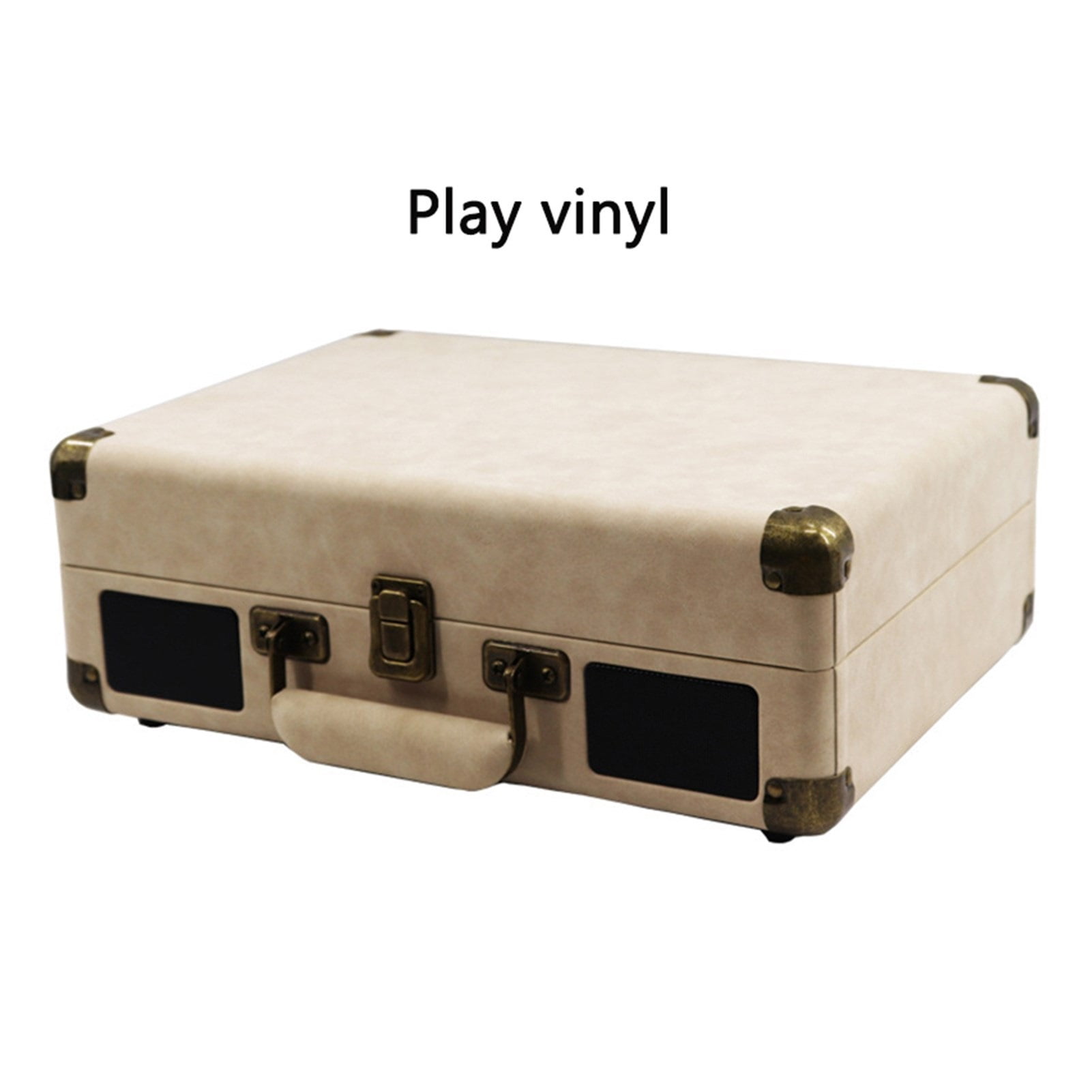 33/45/78 RPM Vintage Brown Wireless Bluetooth Ortable Suitcase ...