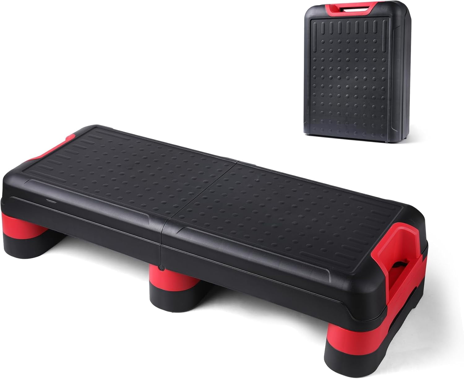 33.5" Aerobic Exercise Foling Step Platform for Home Workout ...