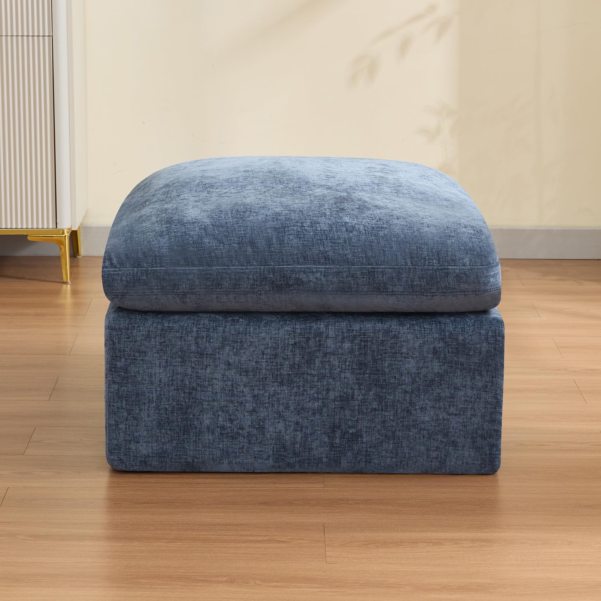 33.5'' Cloud Ottoman for Modular Sofa, Comfy Chenille Upholstered ...