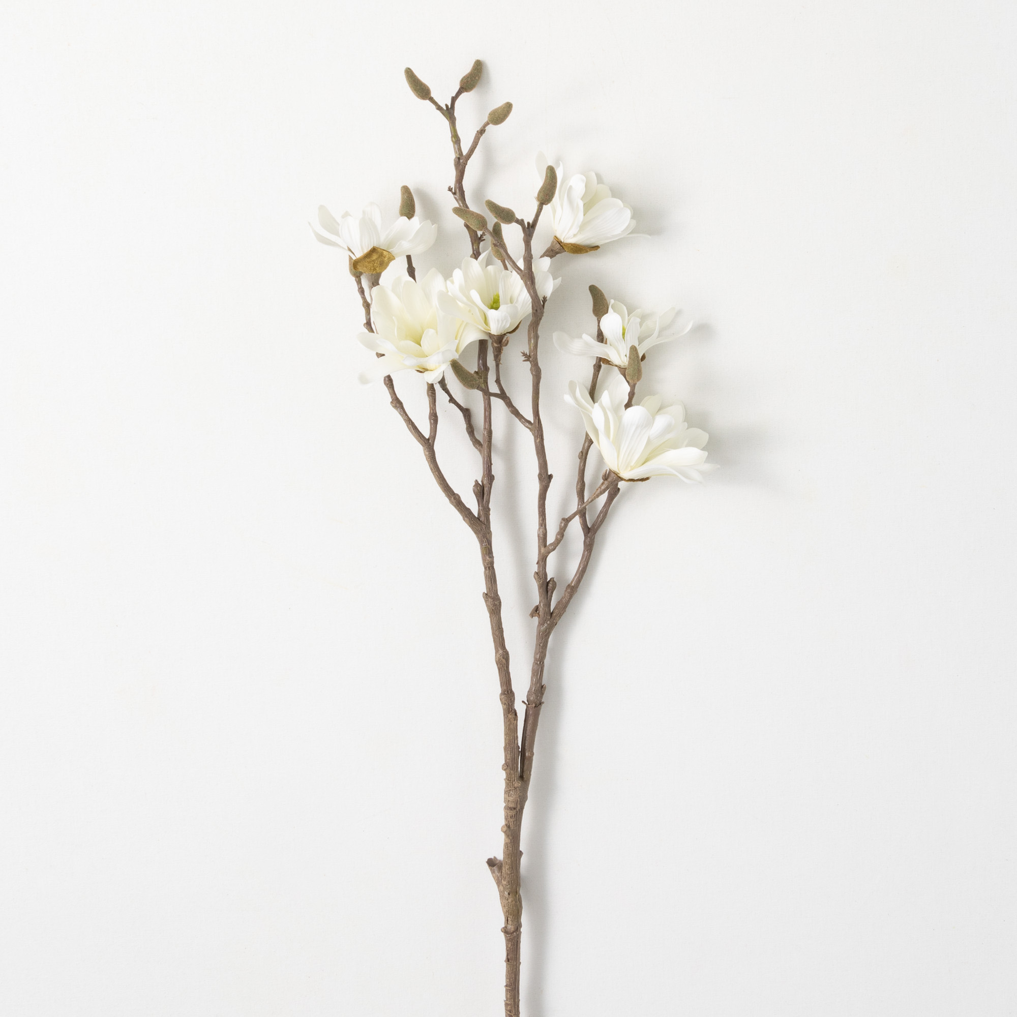 33.5"H Sullivans Cream White Magnolia Spray, White - Walmart.com