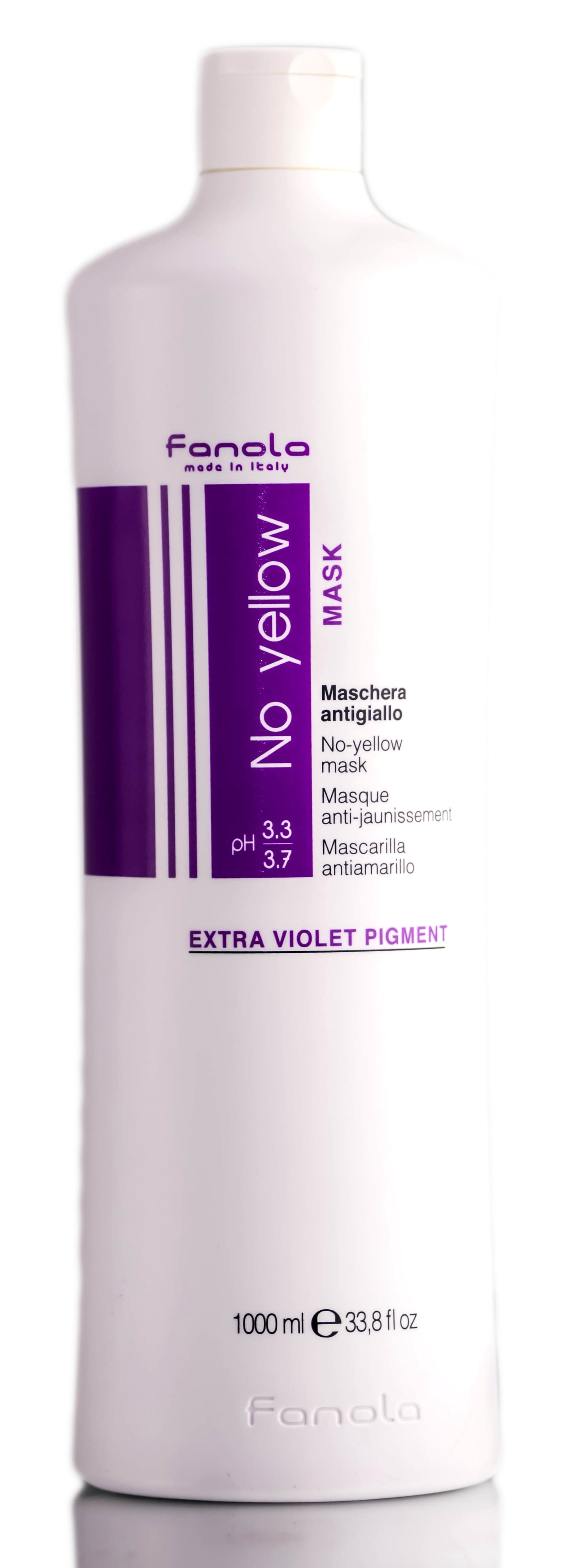 33.8 oz , Fanola No Yellow Mask , Hair Beauty Product - Pack of 1 w ...