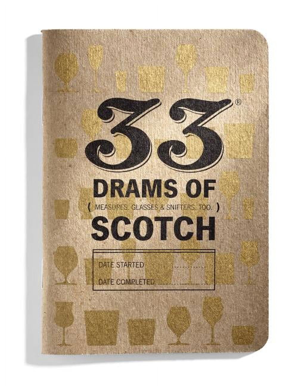 33 Drams of Scotch - Pocket Whisky Journal (Hardcover) - Walmart.com