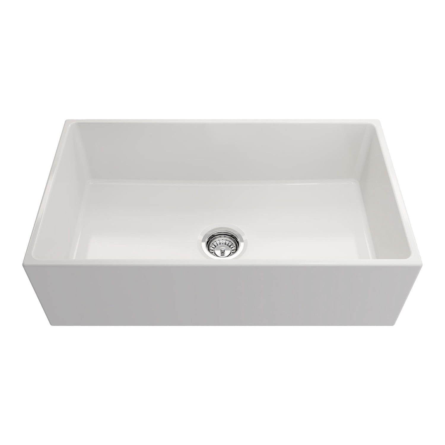 33" Fireclay Kitchen Sink, Crestwood Farmhouse Sink, White Fireclay ...