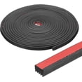 33 Ft Ribbed Rubber Seal Strip, Self-Adhesive Rectangle EPDM Foam ...