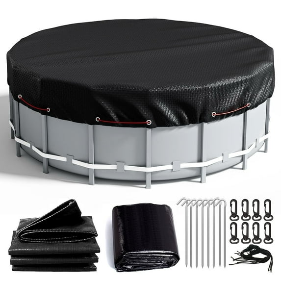 33 Ft Round Pool Cover, Winter Covers for Above Ground Pools - Walmart.com