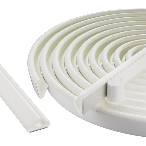 33 Ft V-Shape Weather Stripping Door Seal Strip,Self Door Insulation ...
