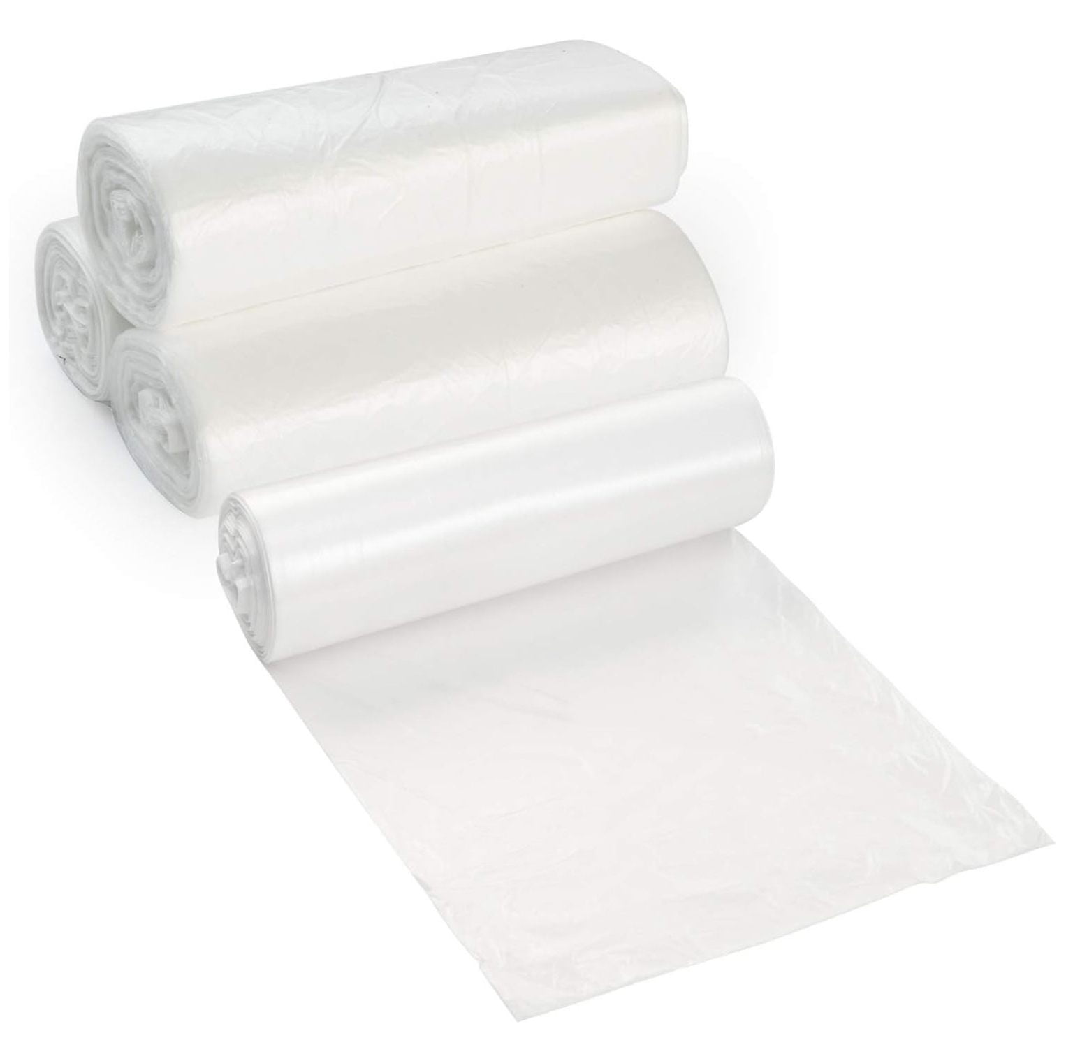 33 Gallon Clear Garbage Can Liners, 500 Count - 30-40 Gallon Large ...