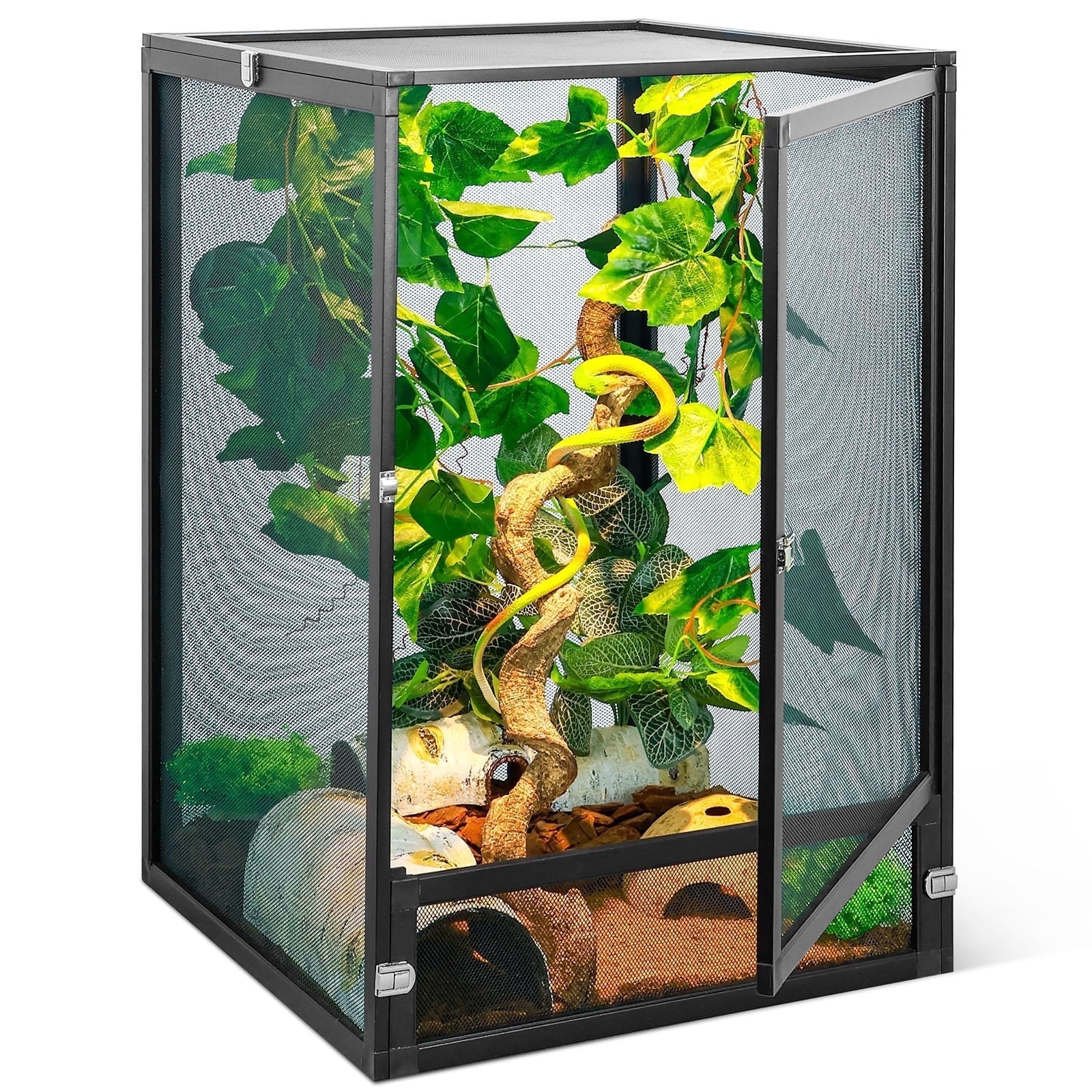 33 Gallon Escape-Resistant Reptile & Insect Habitat - Crystal View Tank ...