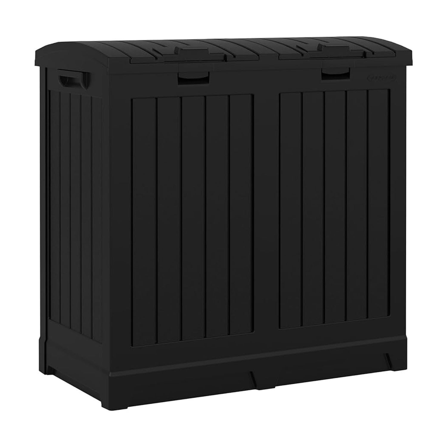 33 Gallon Outdoor Trash Can with Concealed Lid, Suitable for 30 To 33 ...