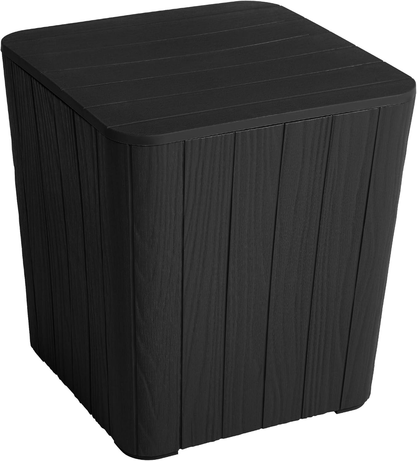 33 Gallon Round Deck Box, Outdoor Storage Box for Patio Furniture,Patio ...