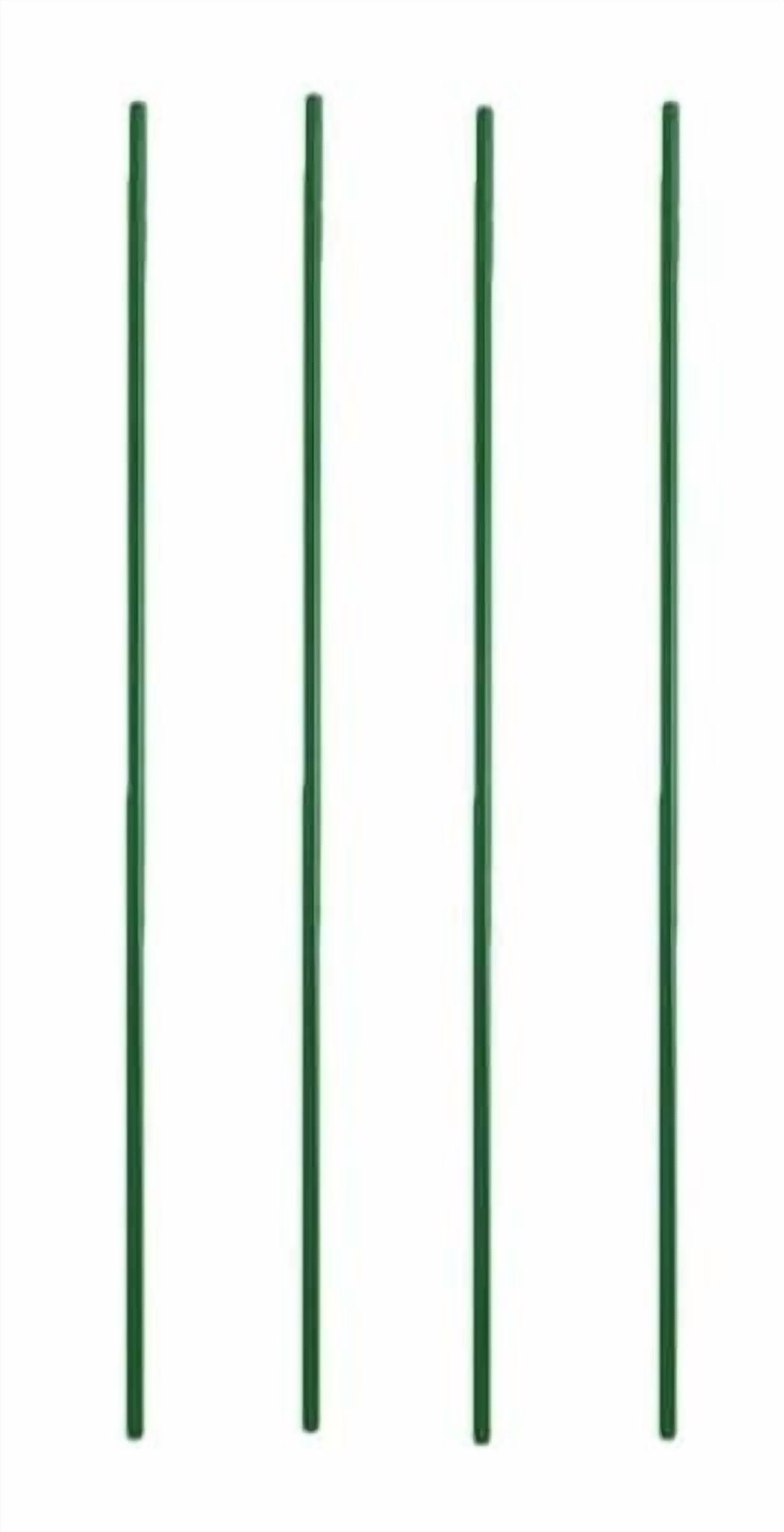 33" High Green Epoxy Wire Shelving Posts, Pack of 4 Stationary Green ...