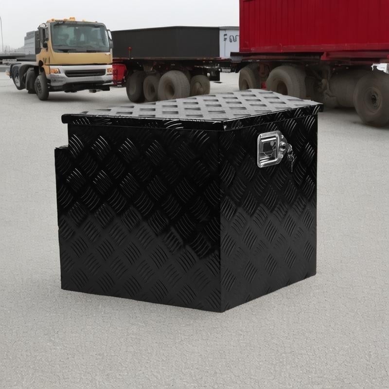 33-Inch Heavy Duty Diamond Plate Aluminum Trailer Tongue Box - Pickup ...