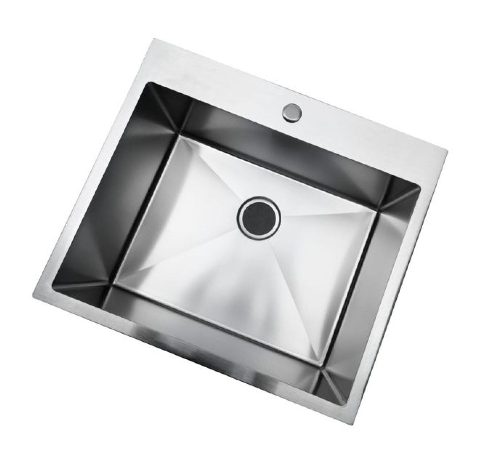 33 Inch Kitchen Sink Top Mount Drop-in, 18 Gauge Stainless Steel Single ...