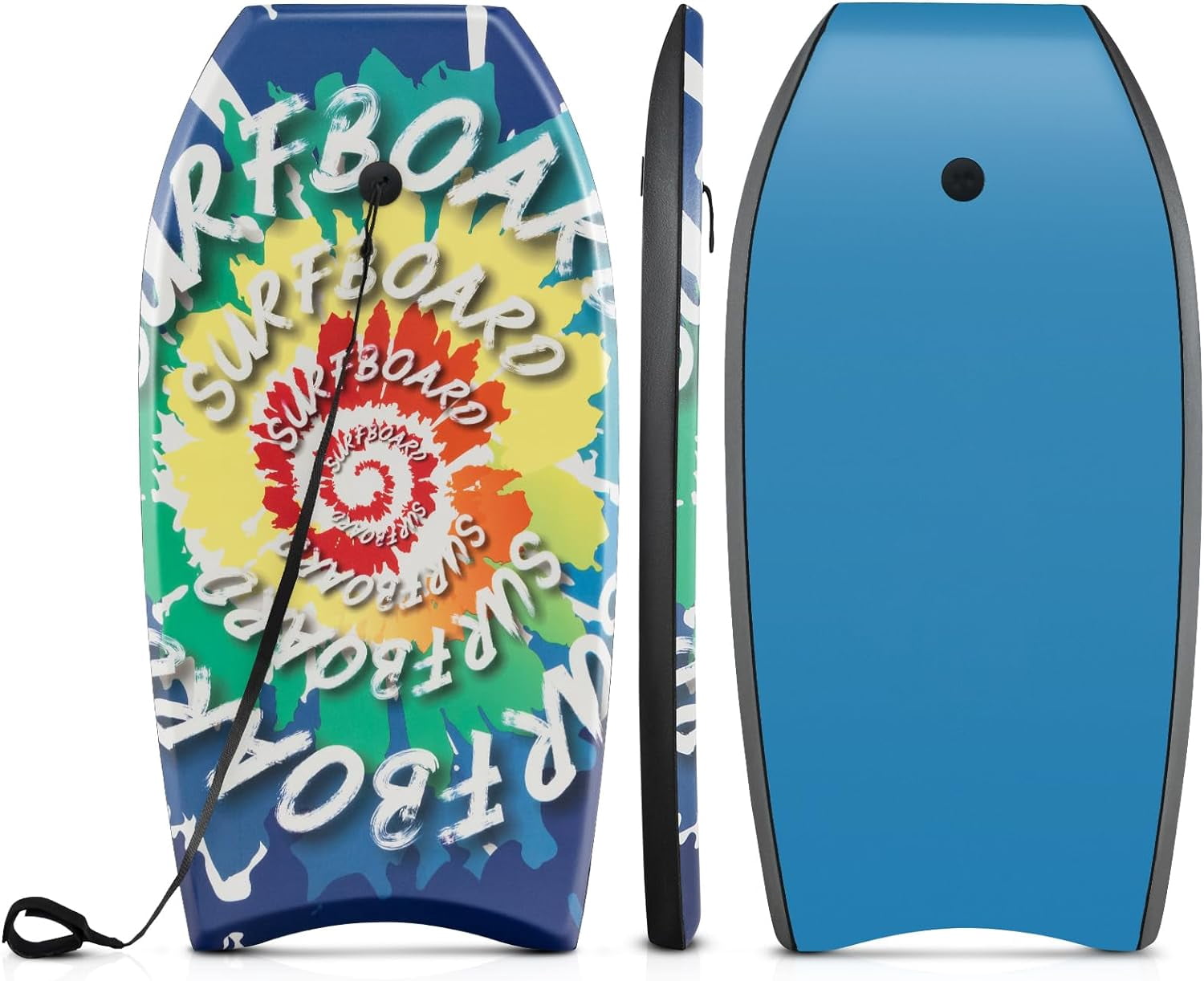 33 Inches Lightweight Body Board Boogie Board with EPS Core XPE Deck ...