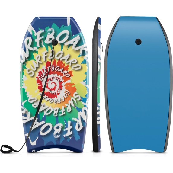 33 Inches Lightweight Body Board Boogie Board with EPS Core XPE Deck ...