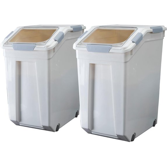 33 Liter / 50 lbs Rice Storage Container with Measuring Cup, BPA free ...